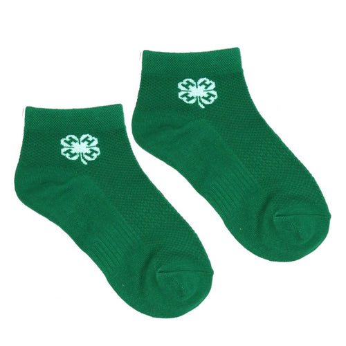 Clover Emblem Ankle Running Socks | Shop 4-H Test Environment